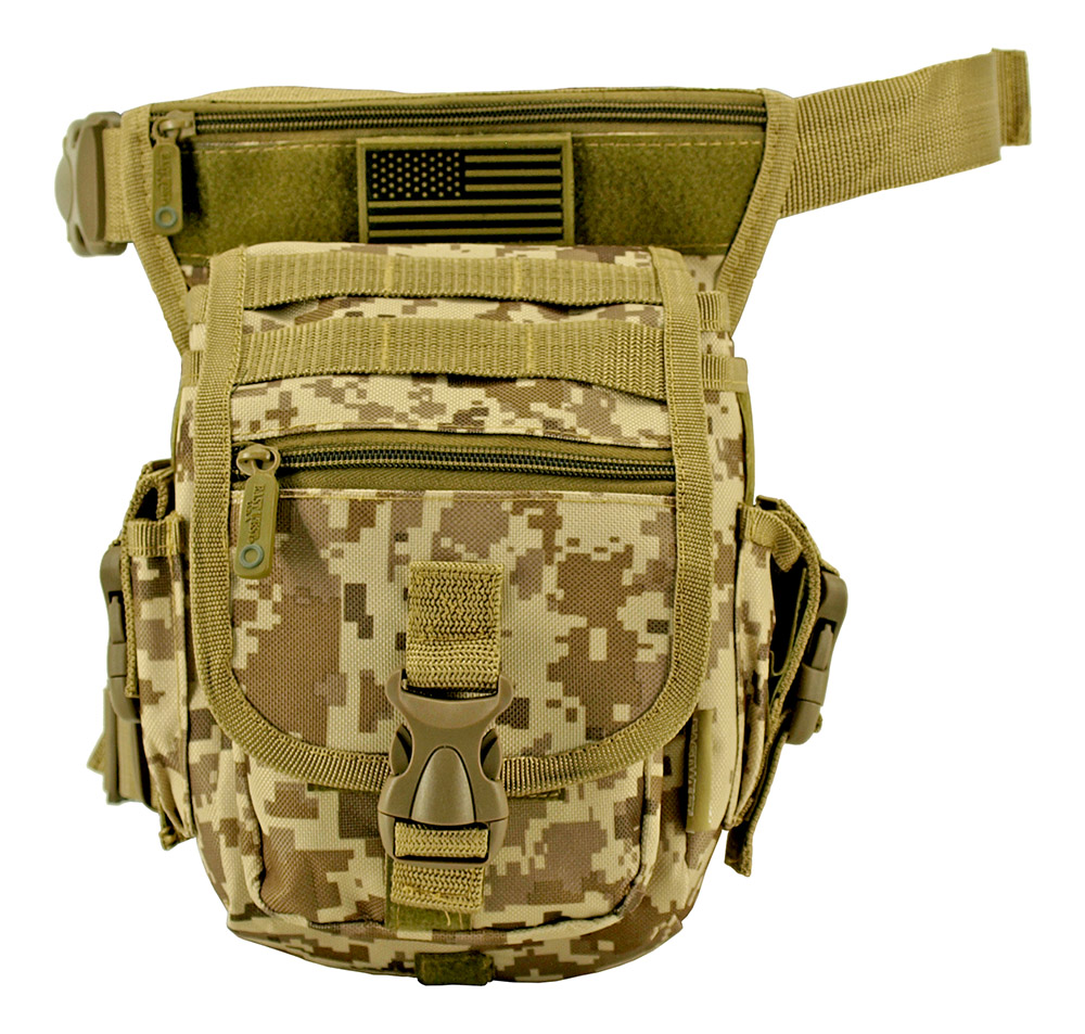 Tactical Hip Bag - Desert Digital Camo