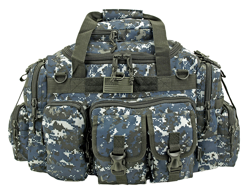 The Humvee Duffle Bag - Blue Digital Camo