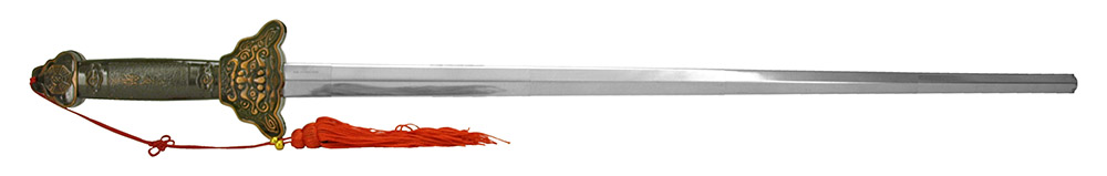 34.75" Collapsible Ninja Sword - Red