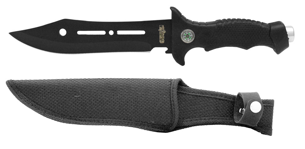 12" Survival Knife w/Compass