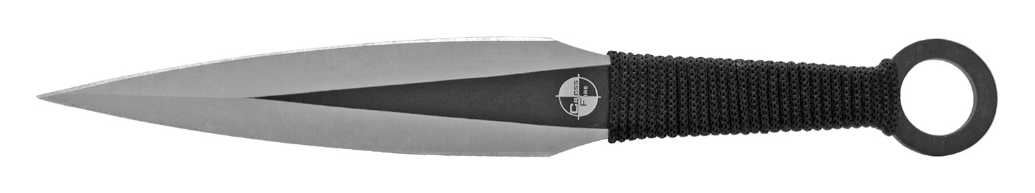 3 - pc. Stainless Steel Throwing Knife Set - Black