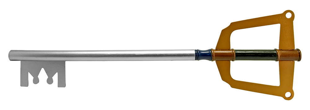 34.25" Wooden Video Game Key Sword