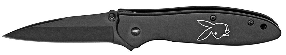 4" Spring Assist Bunny Folding Knife - Black