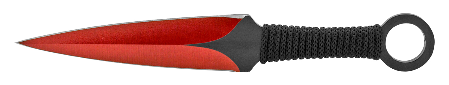 3 - pc. Throwing Knife Set - Red