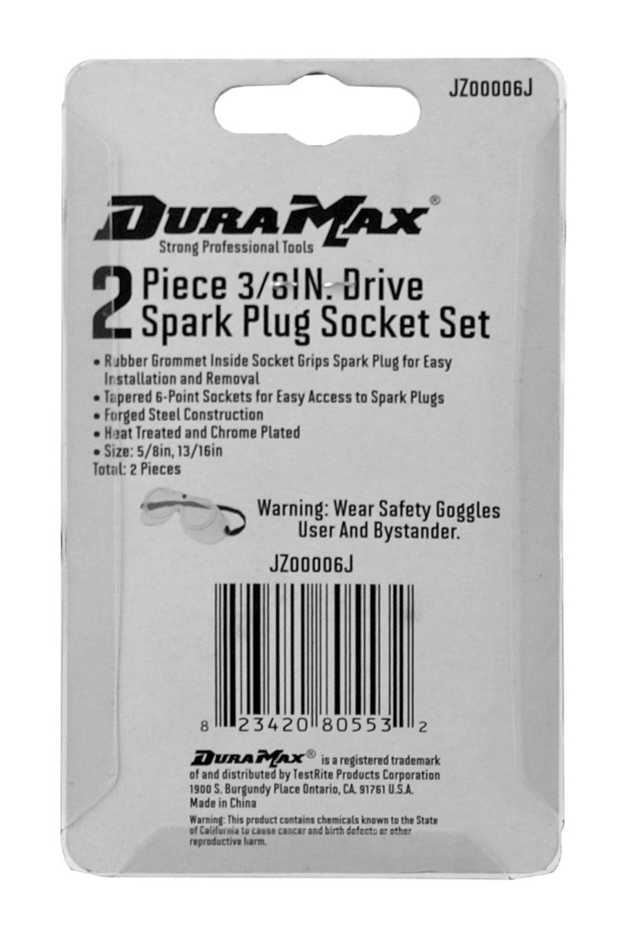 2 - pc. 3/8" Drive Spark Plug Socket Set - DuraMax JZ00006J