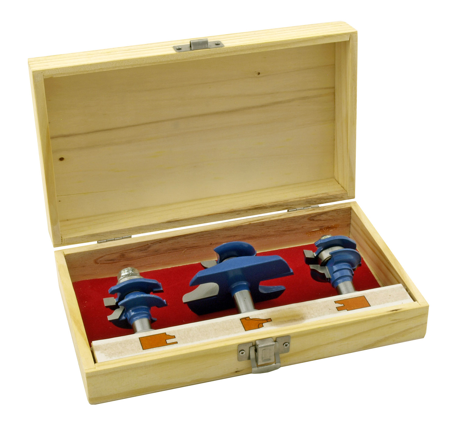 3 - pc. Industrial OGEE Router Bit Set with Panel Rail and Stile Router ...