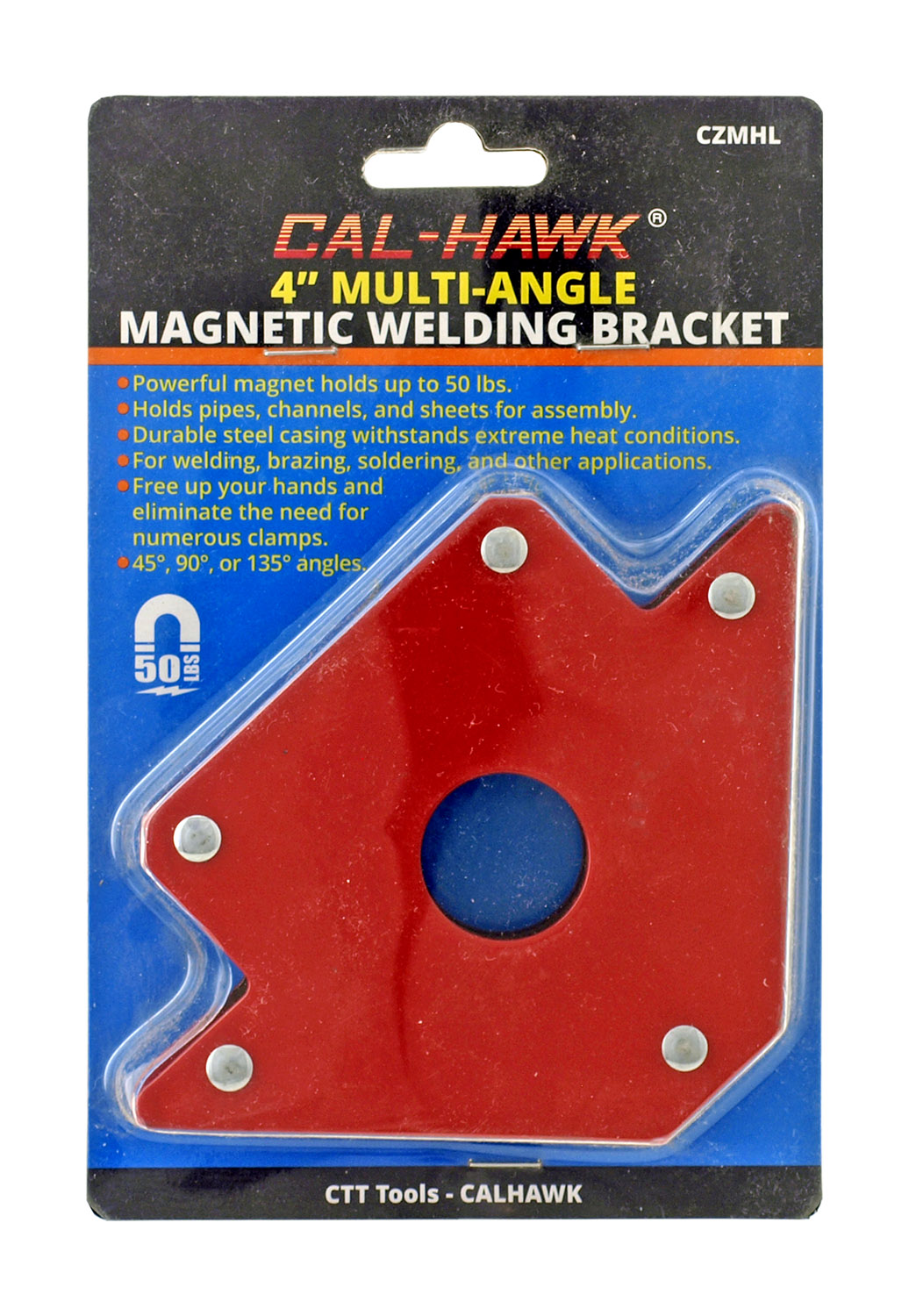 4" Multi-Angle Magnetic Welding Bracket - Cal-Hawk CZMHL
