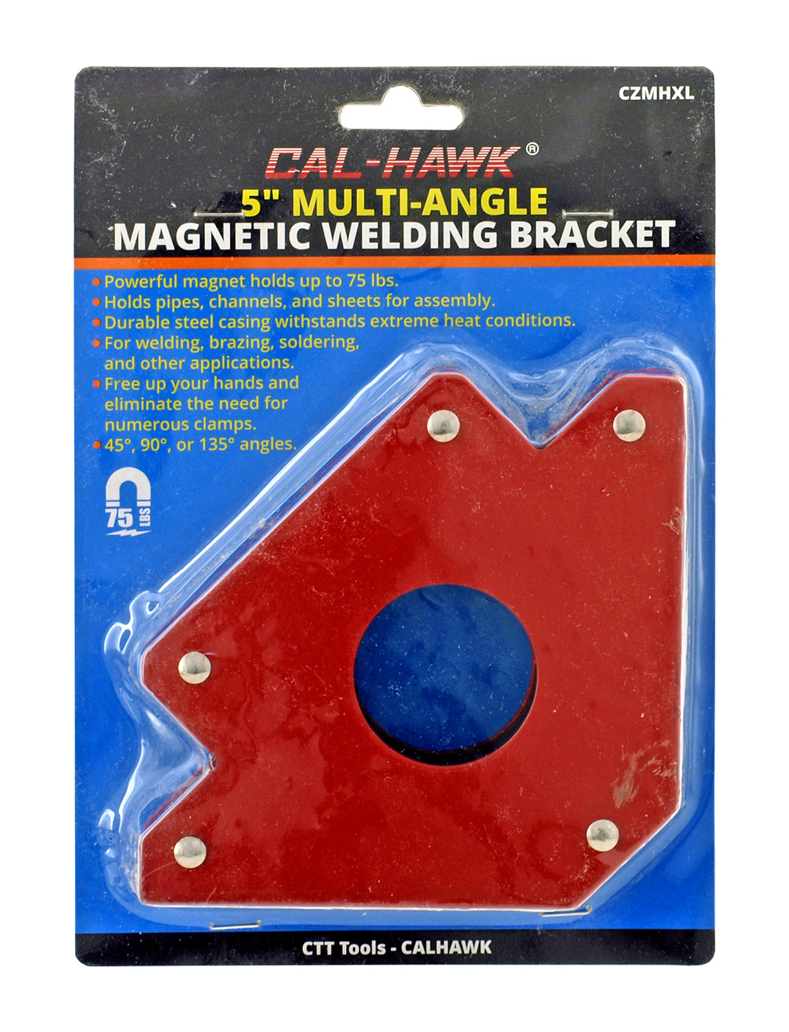 5" Multi-Angle Magnetic Welding Bracket - Cal-Hawk CZMHXL