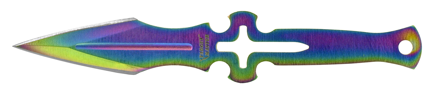 6.13" Cross Blade Throwing Knife Set - Titanium