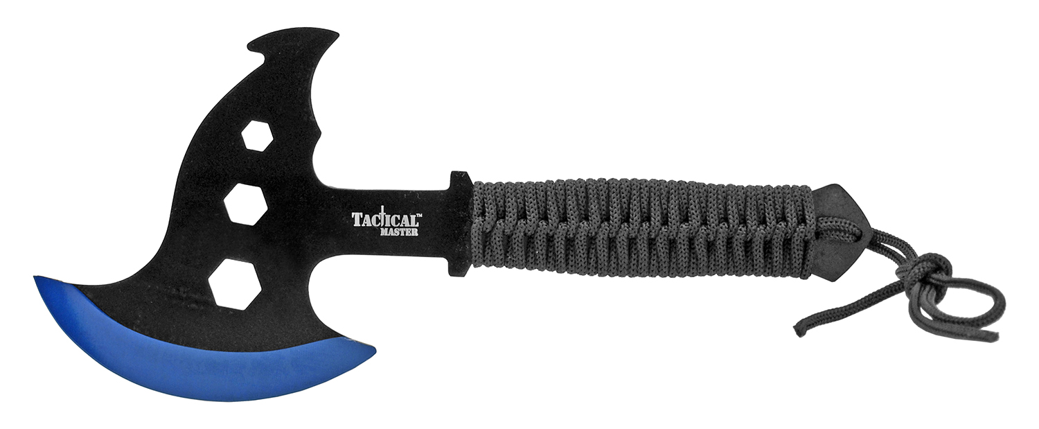 12" Tactical Master Throwing Axe - Blue