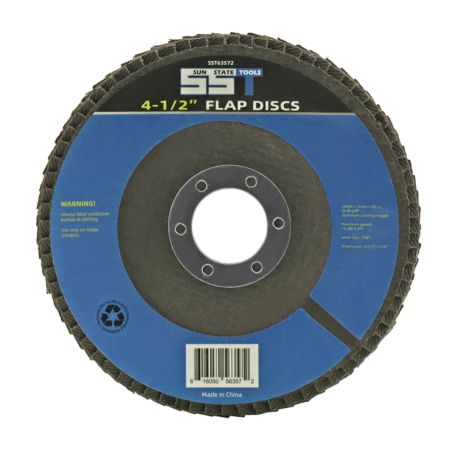 Sun State Tools - T29 4-1/2" Flap Disc - 60 Grit
