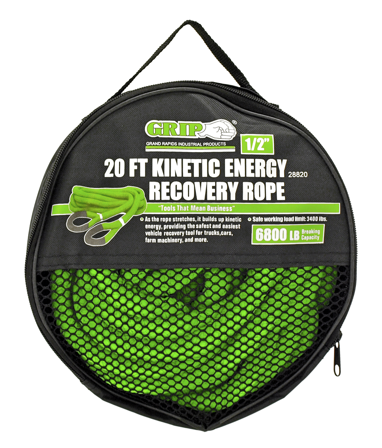 20' Kinetic Energy Recovery Rope - Grip