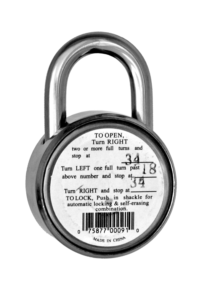 Hardened Locker Combination Padlock