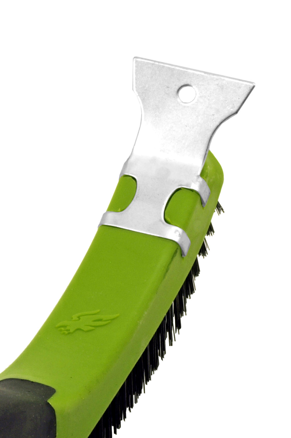 13" Wire Brush with Metal Scraper - Blue Hawk - 0505288