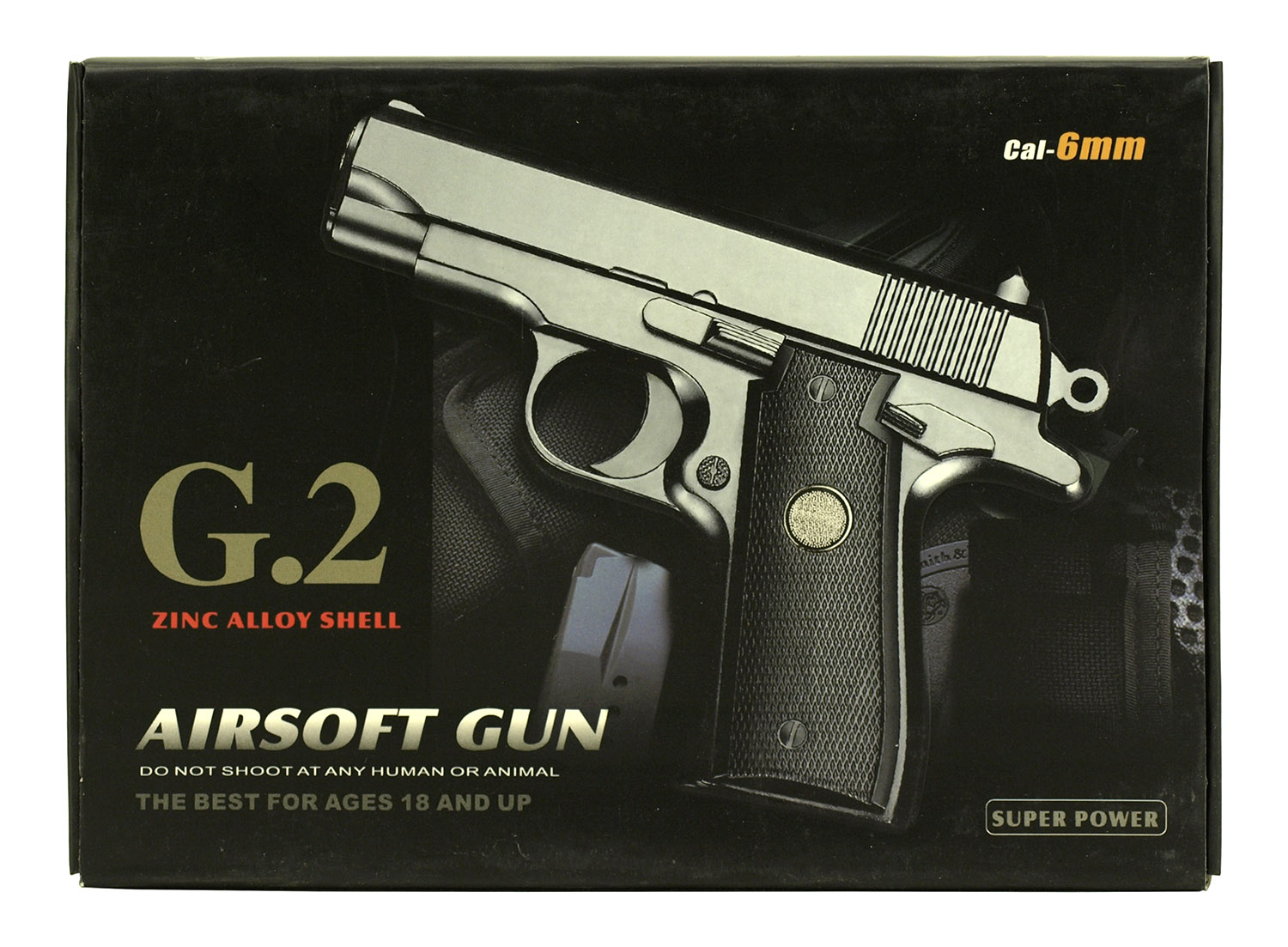 Metal Zinc Alloy G.2 Airsoft Pistol