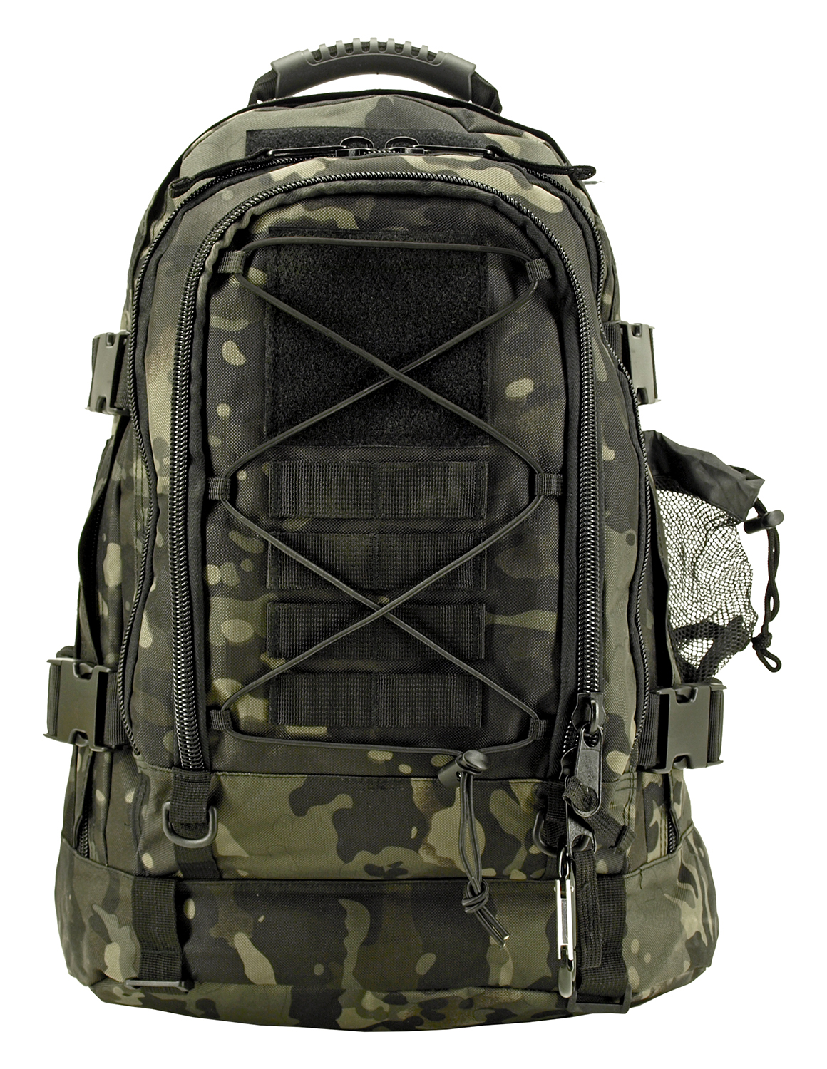 Expandable Tactical Elite Backpack - Black Multi-cam