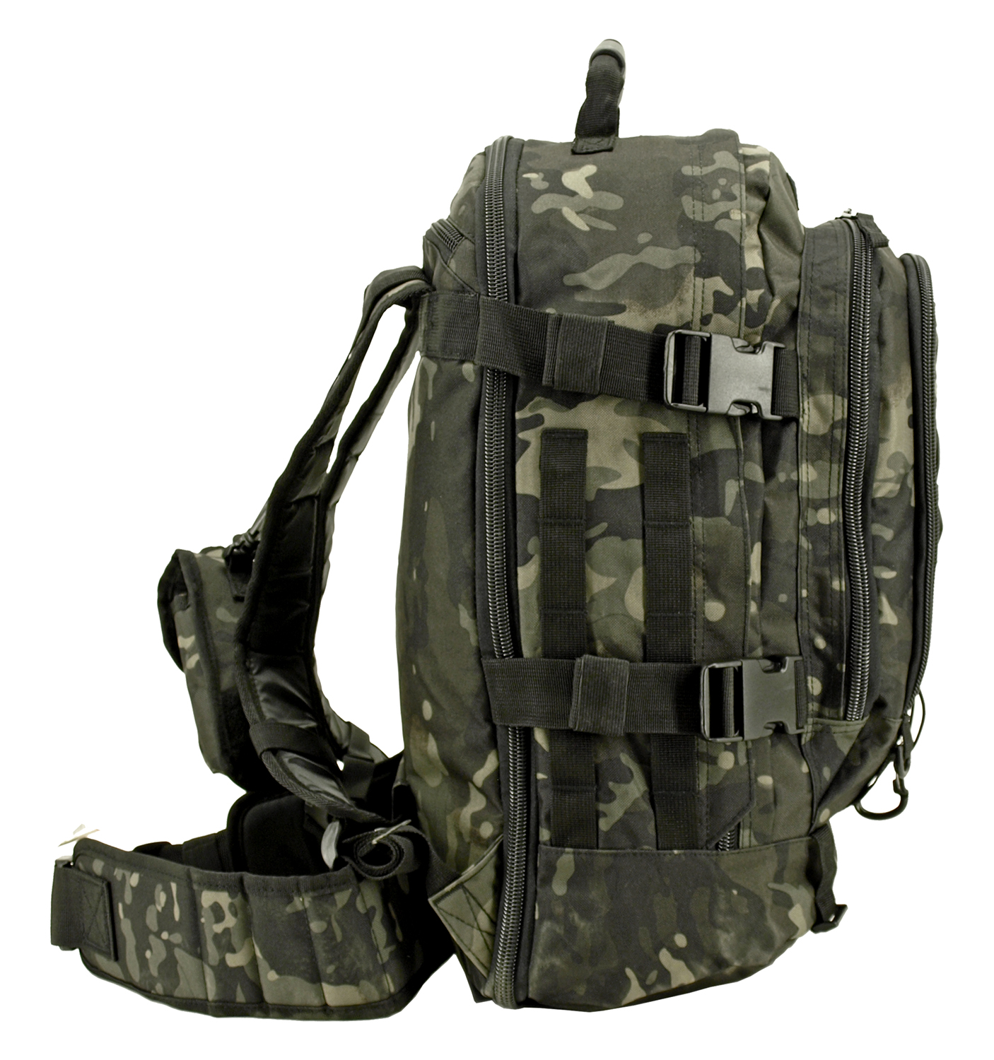 Expandable Tactical Elite Backpack - Black Multi-cam