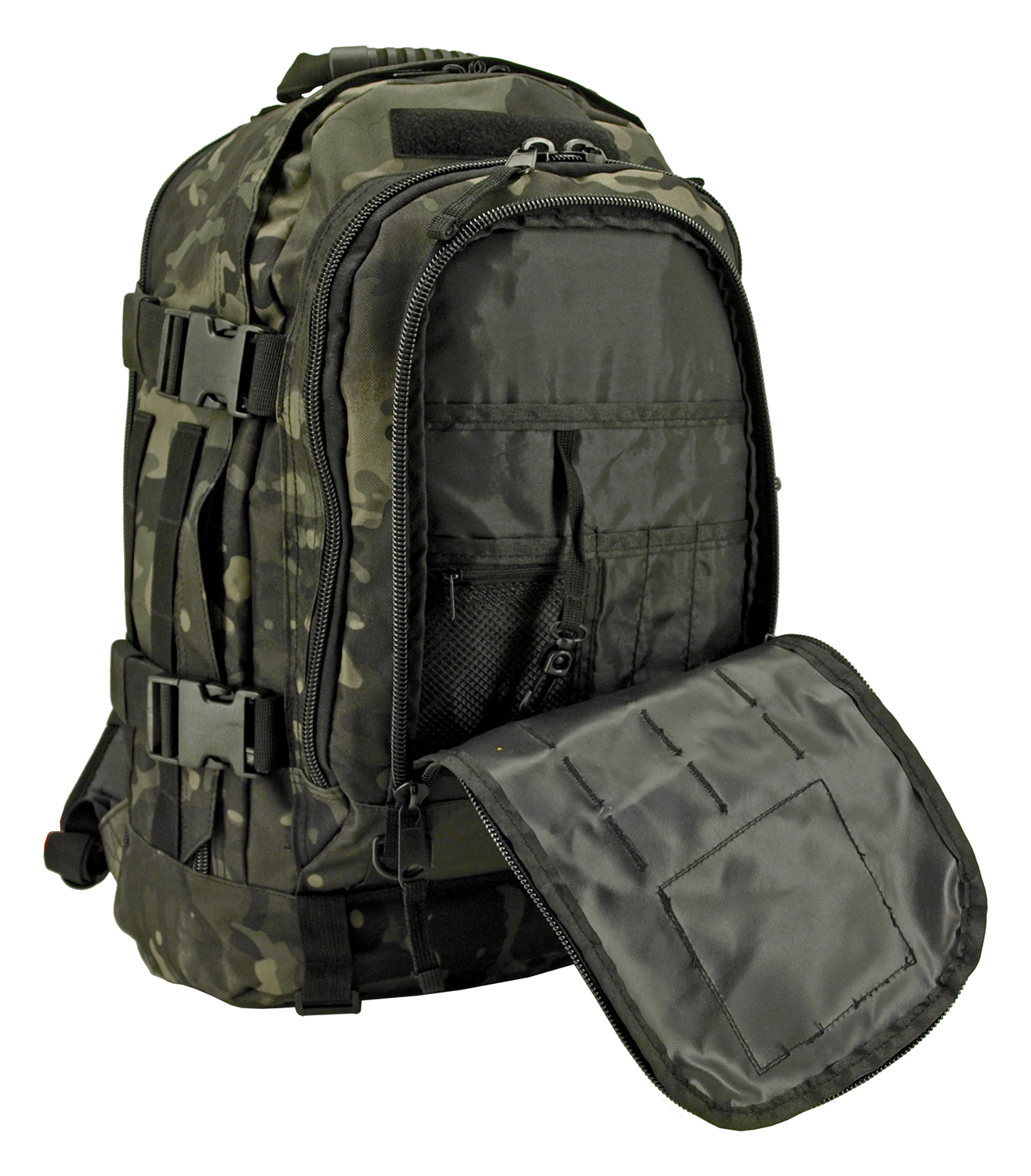 Expandable Tactical Elite Backpack - Black Multi-cam