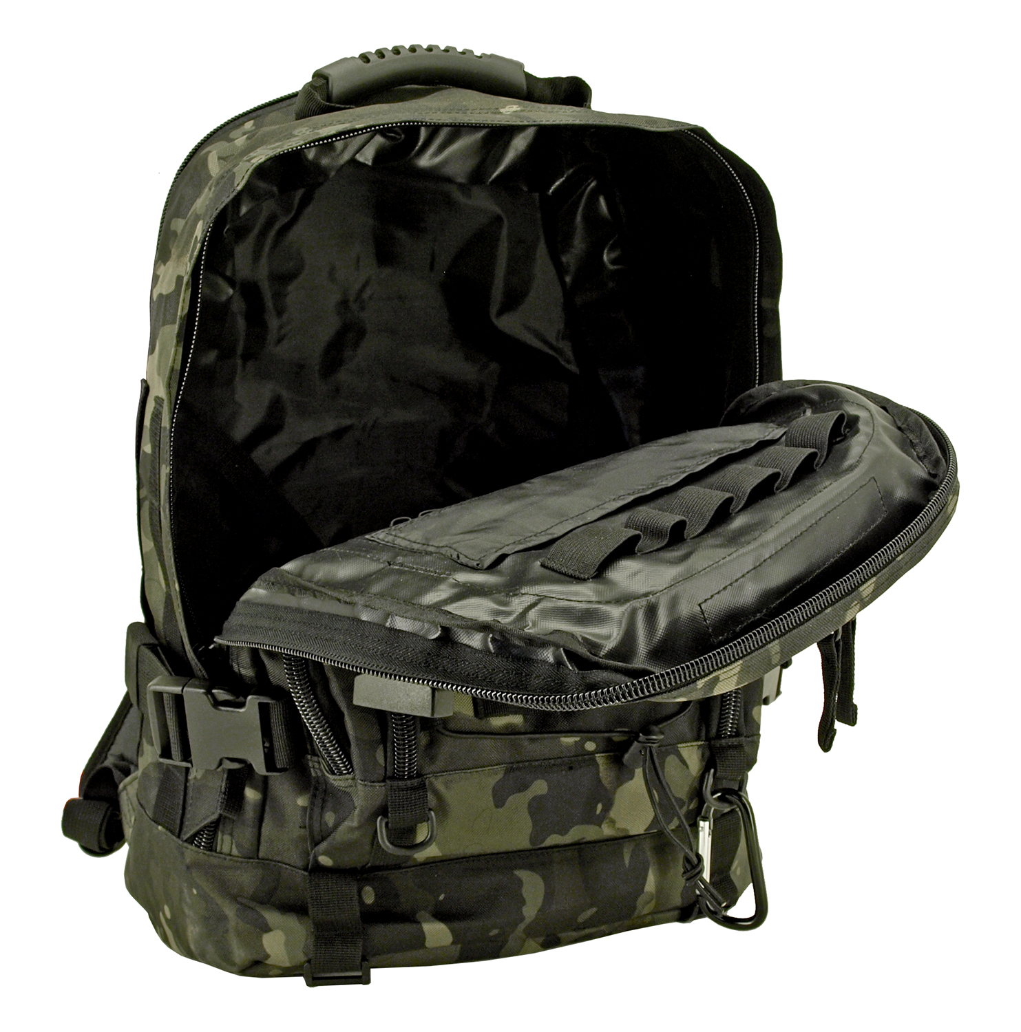 Expandable Tactical Elite Backpack - Black Multi-cam