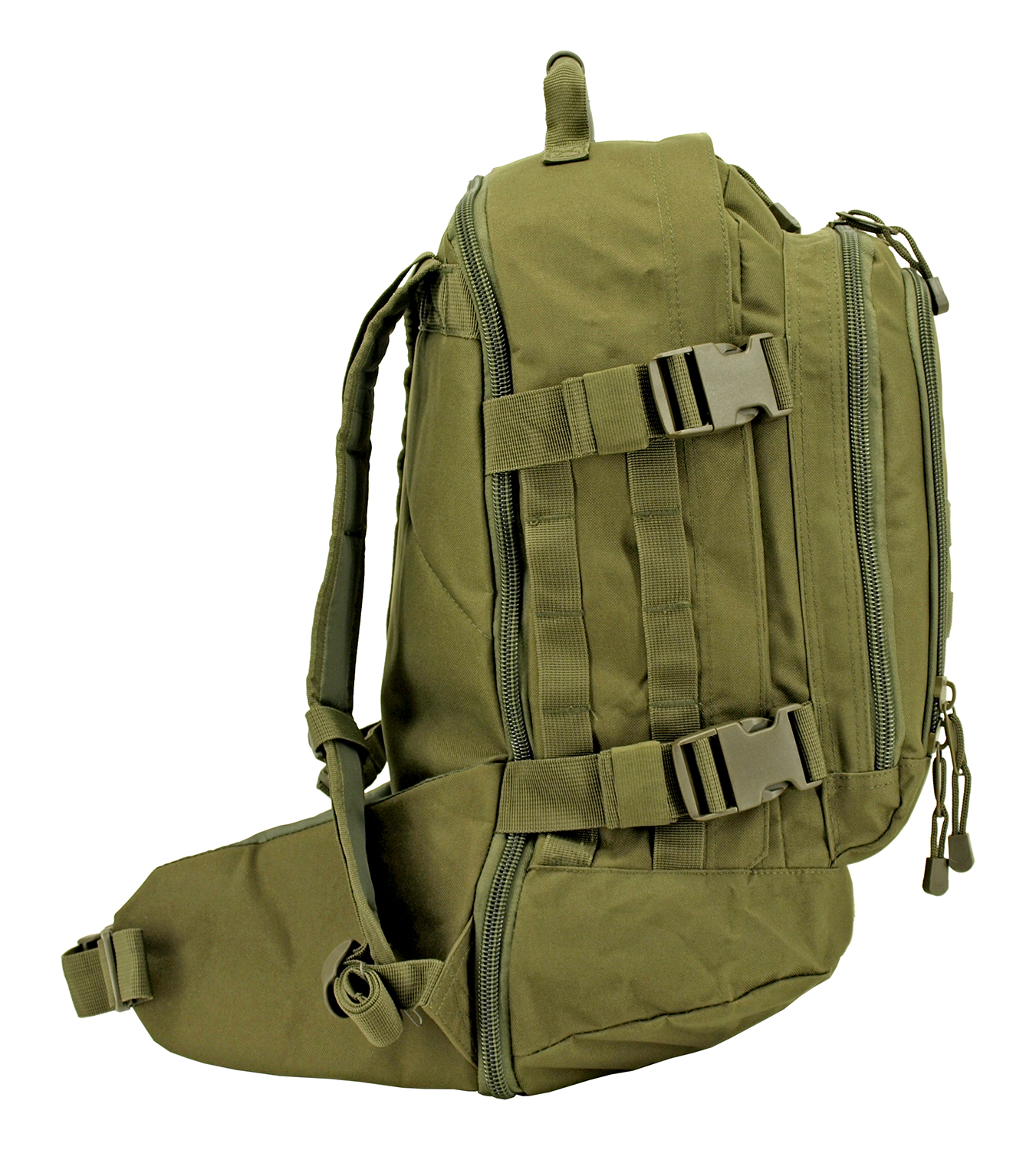 Expandable Tactical Backpack - Olive Green