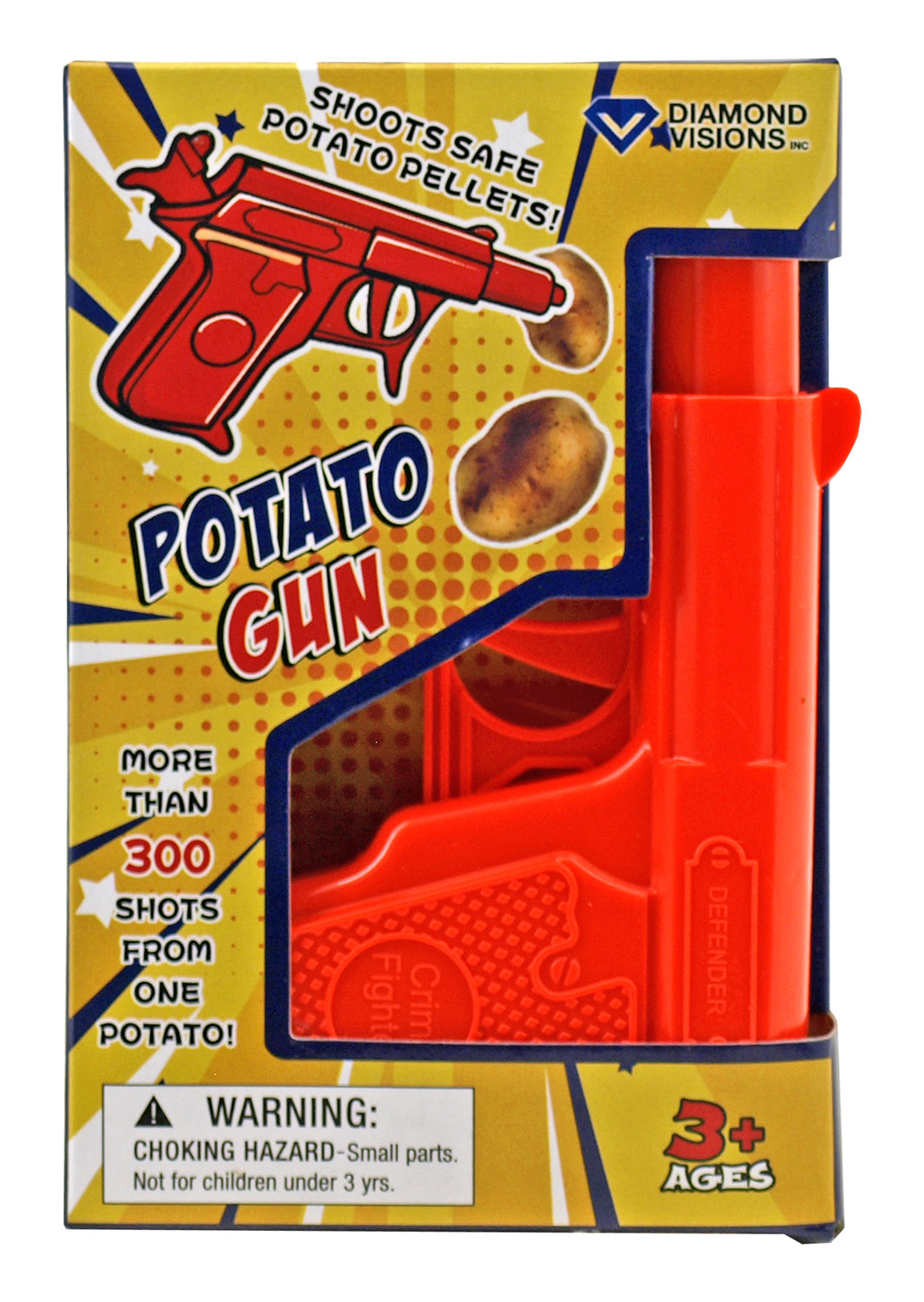 Classic Spud Launcher Potato Air Gun - Diamond Visions