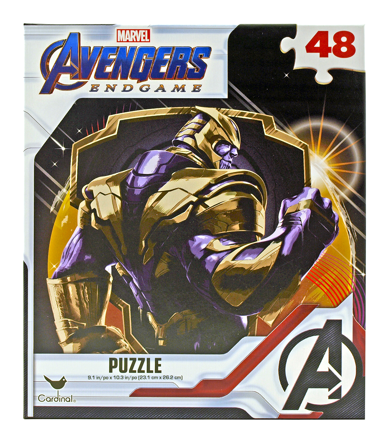 48 Piece Marvel Avengers End Game Movie Puzzle - Cardinal