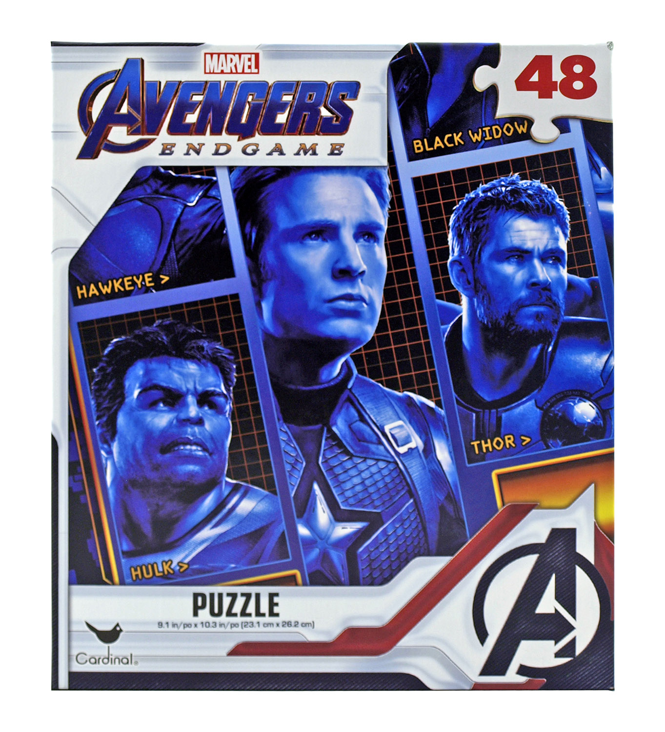 48 Piece Marvel Avengers End Game Movie Puzzle - Cardinal