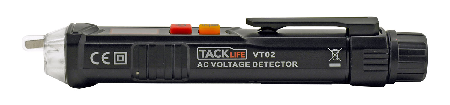 Non-Contact Live and Null Wire Dual Range Voltage Tester with LCD ...