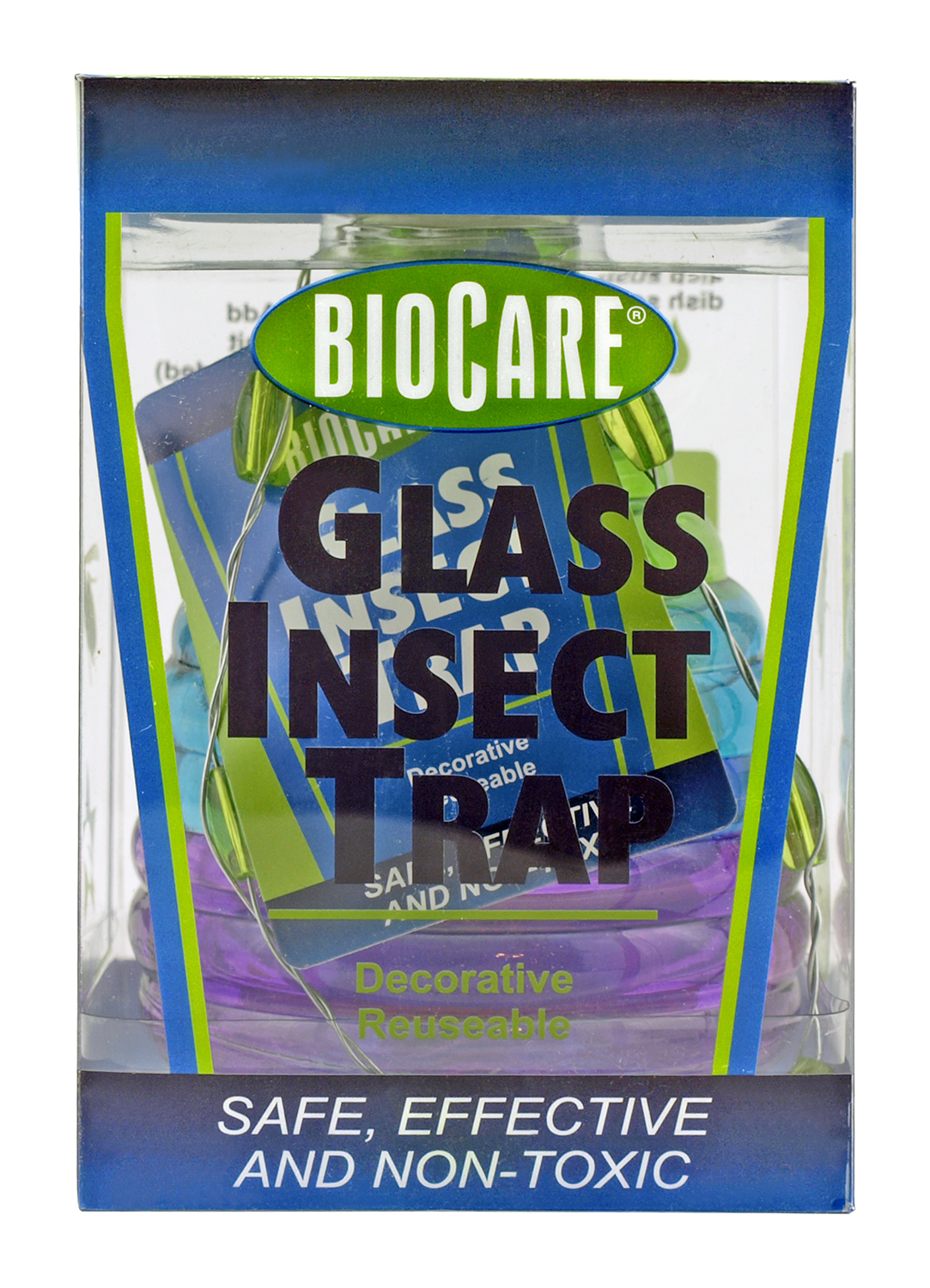 Pesticide Free Glass Bug, Insect, and Fly Trap - Assorted Colors