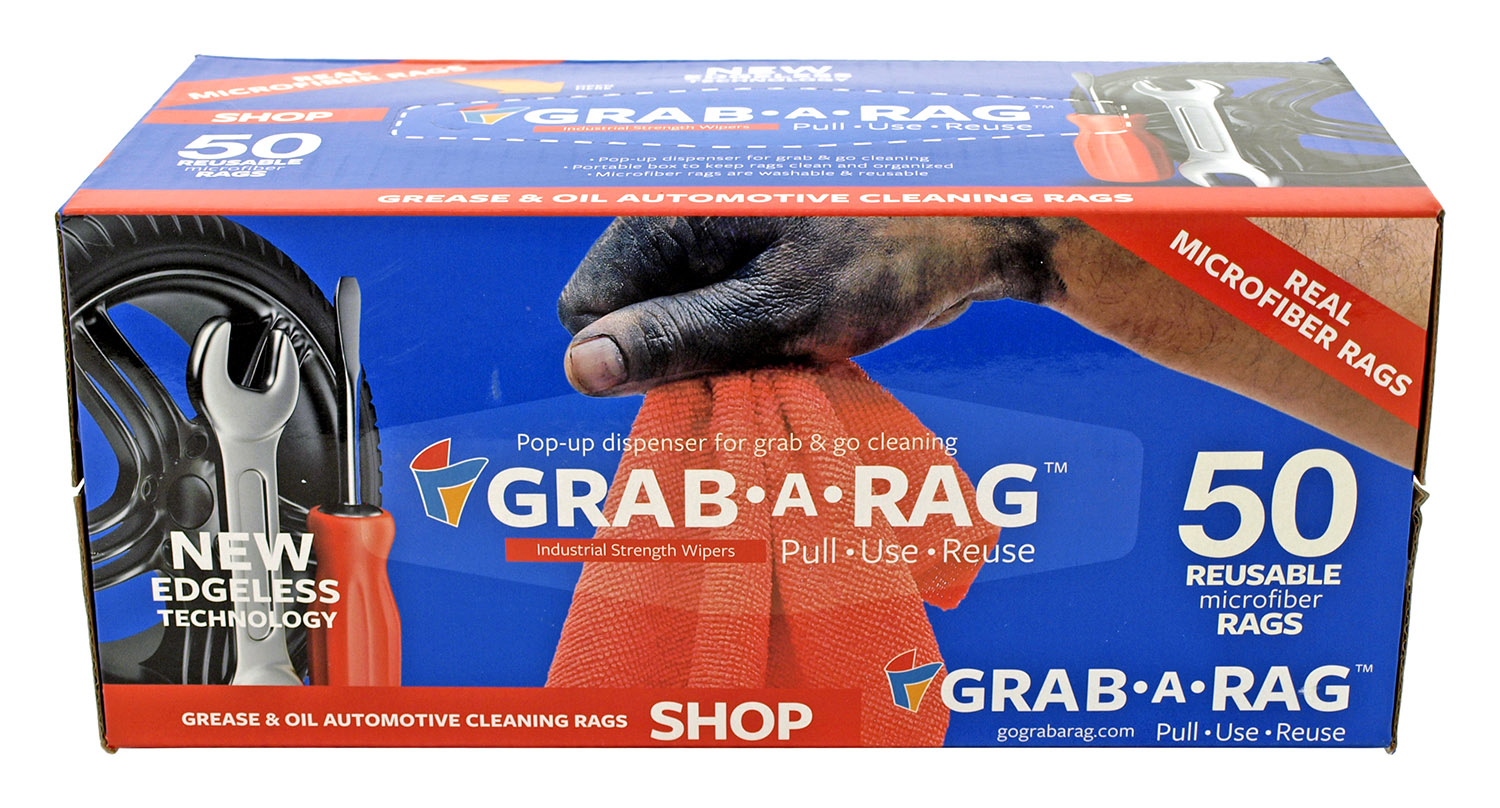 50 - pk. Grab - A - Rag Microfiber Rag Pack