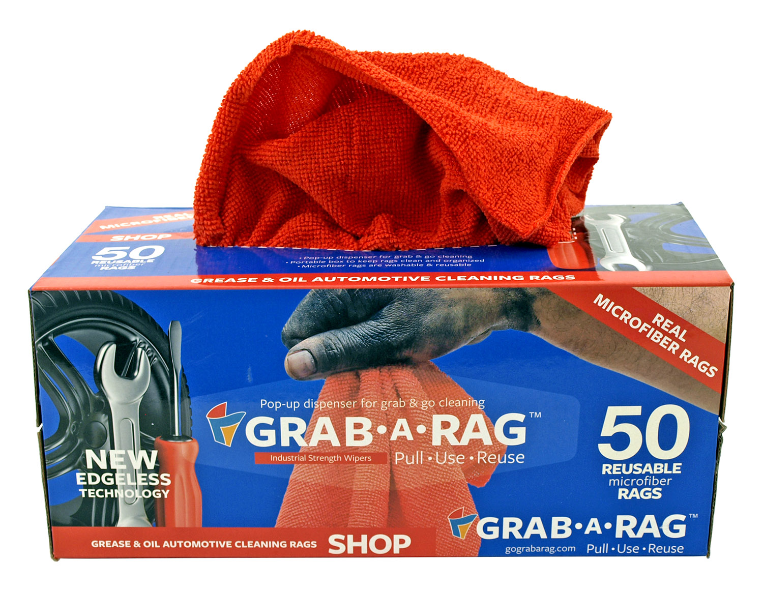 50 - pk. Grab - A - Rag Microfiber Rag Pack