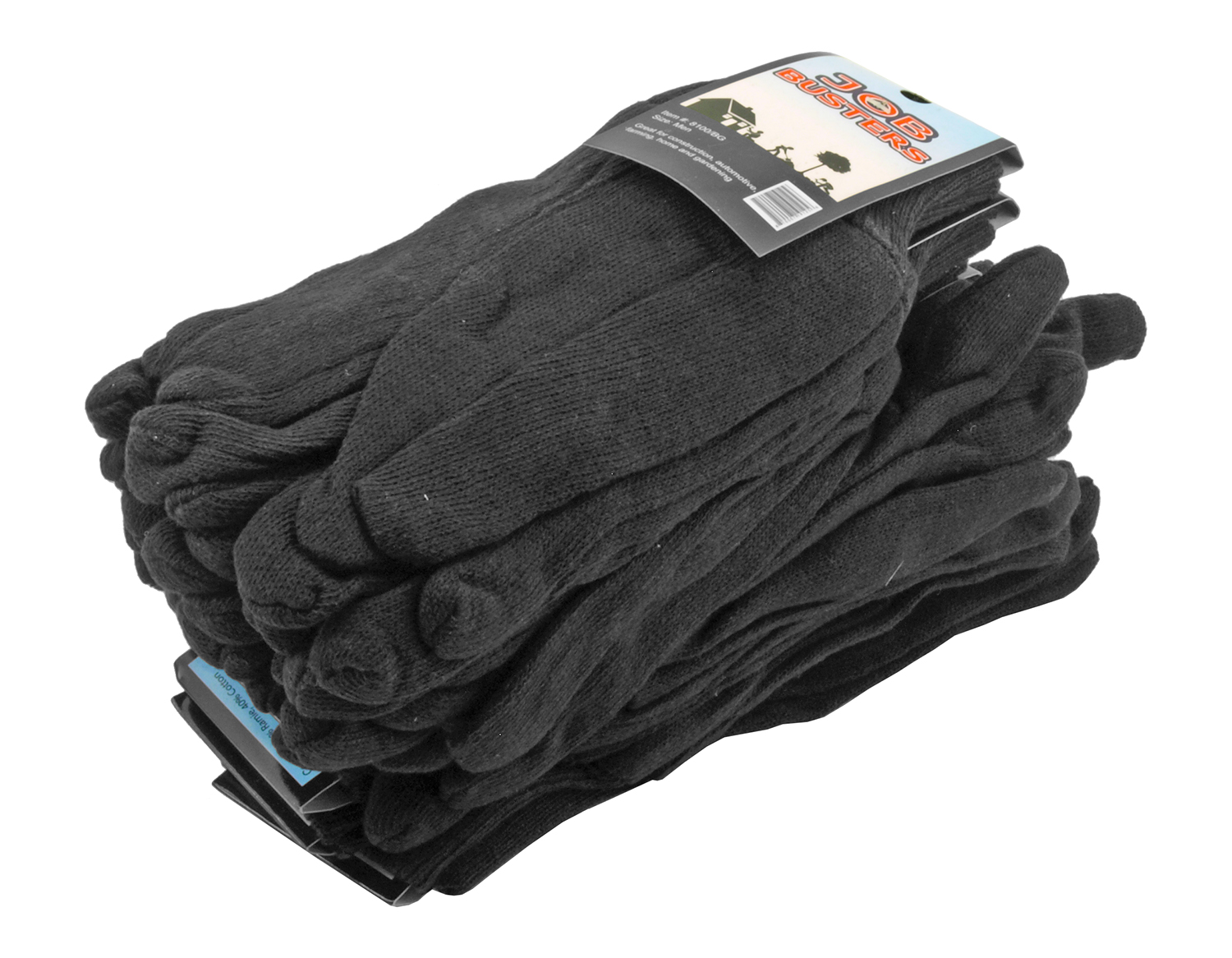 12 Pair of Ramie and Cotton Jersey Gloves - Work, Gardening, and ...