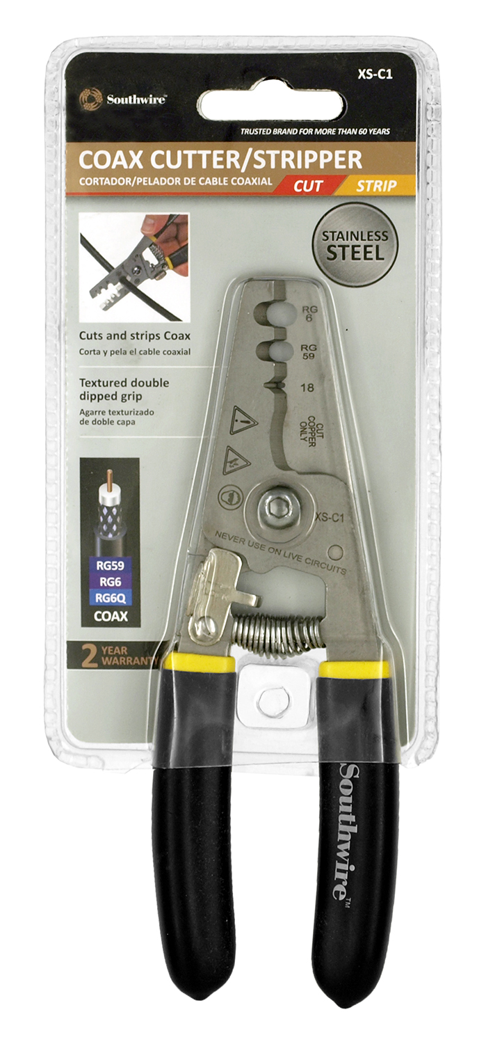 XS-C1 Stainless Steel Coax Cutter/Stripper Pliers