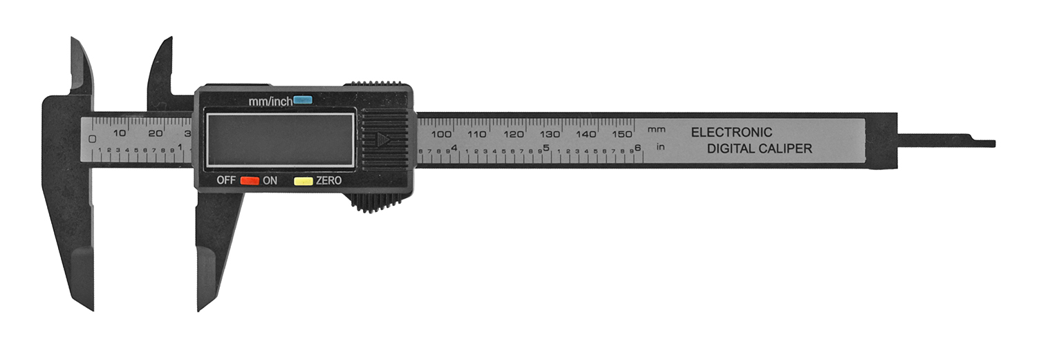 6" Digital Caliper Measuring Standard and Metric Reader Ruler - IIT