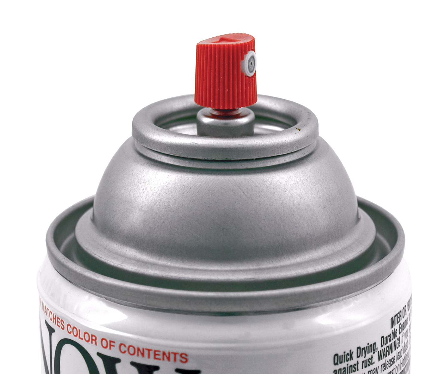 Spray Can of Silver Metallic Metal Spray Paint from Krylon