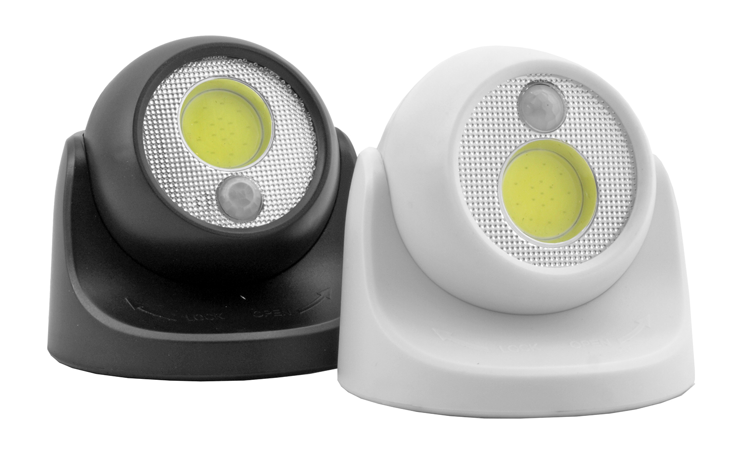 3.5" Motion Censored Rotating LED Light ORB - Assorted Colors