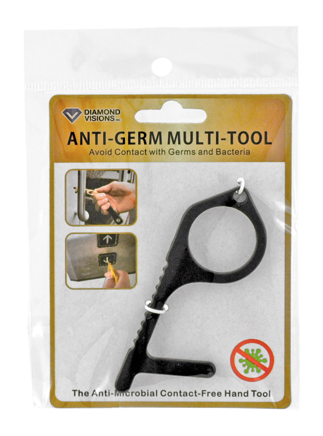 Anti-Germ Multi-Tool Key for Anti-Microbial No Contact Task Distancing ...