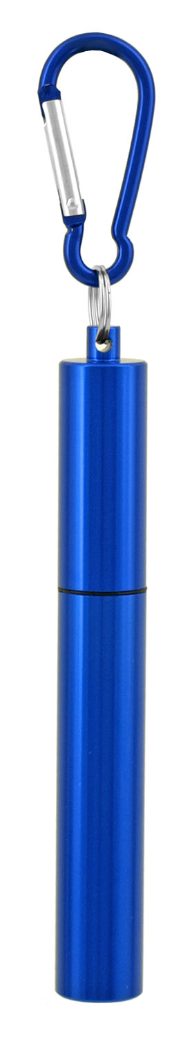 Collapsible Stainless Steel Drinking Straw in Keychain Carrying Case ...