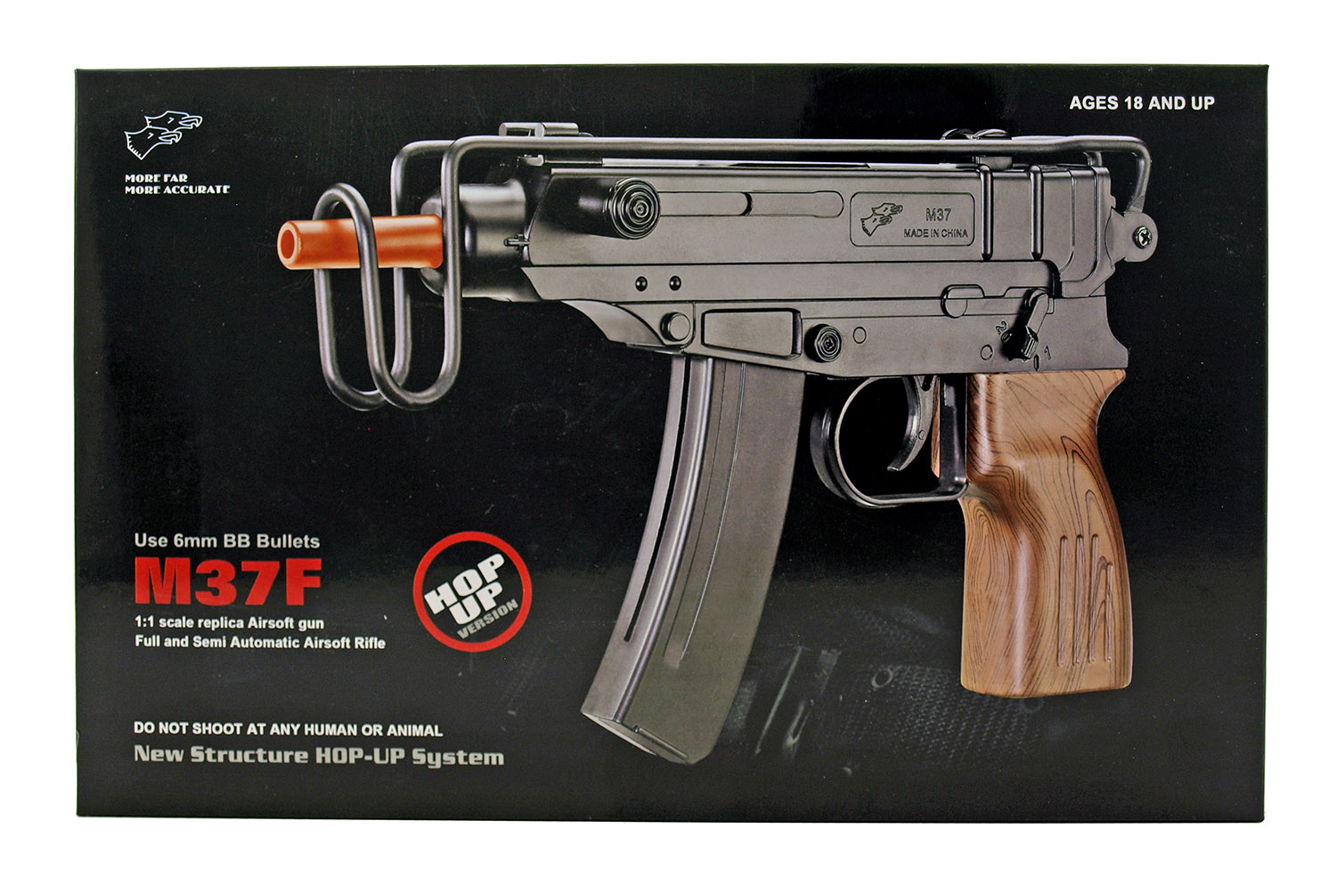 Double Eagle M37F Replica Airsoft Submachine Gun with Folding Stock