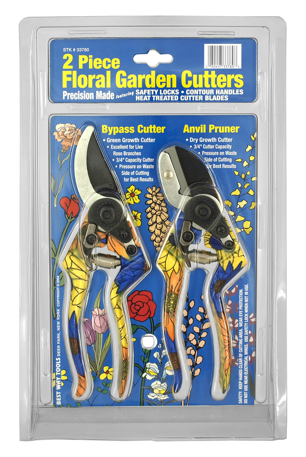 2 - pc. Floral Garden Cutter and Pruner Set - Flower