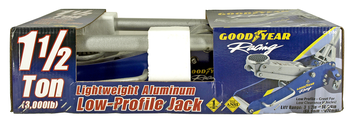 Goodyear Racing 1-1/2 Ton Low-Profile Jack
