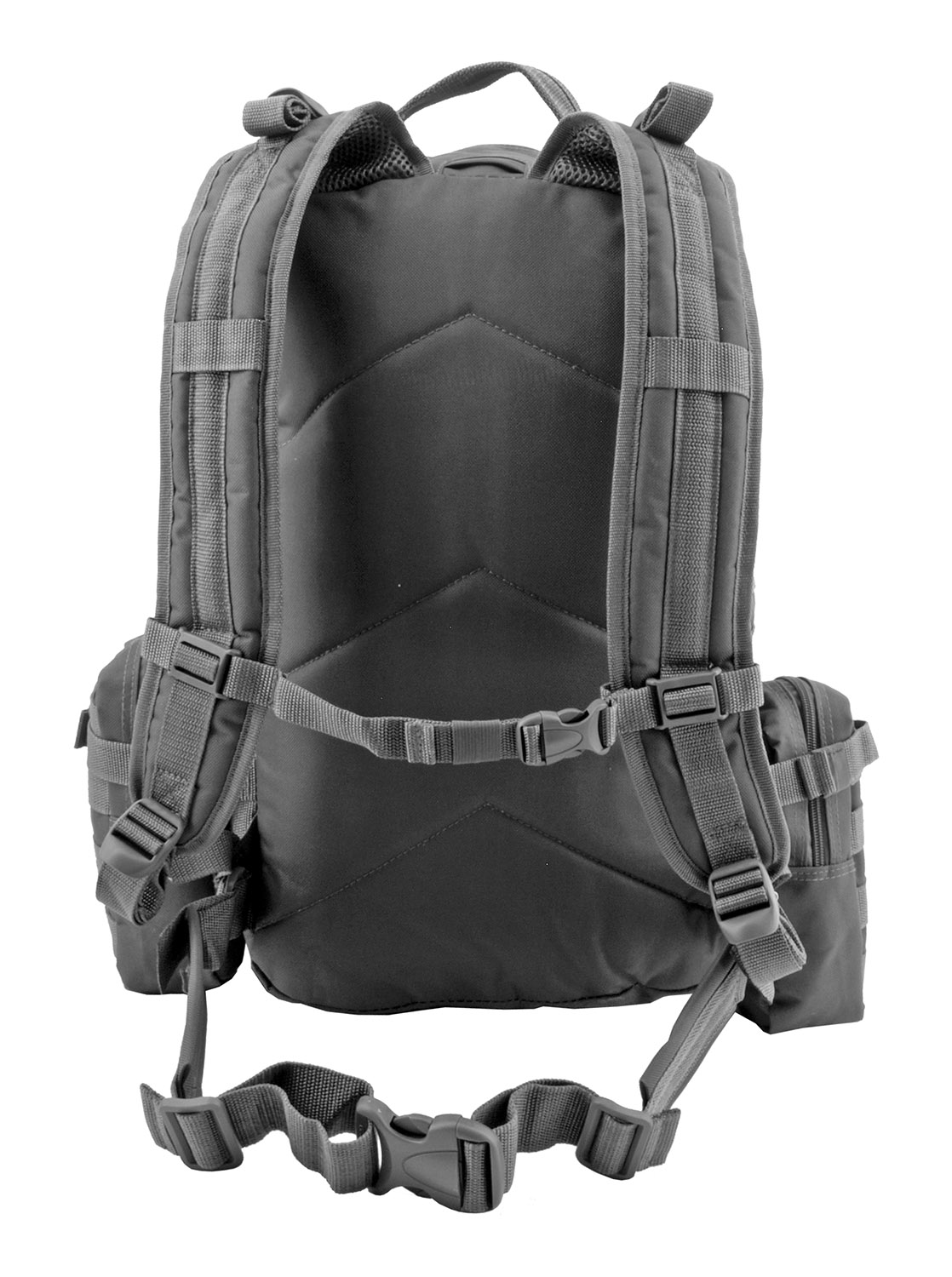 Large Tactical Assault Rucksack Backpack - Grey