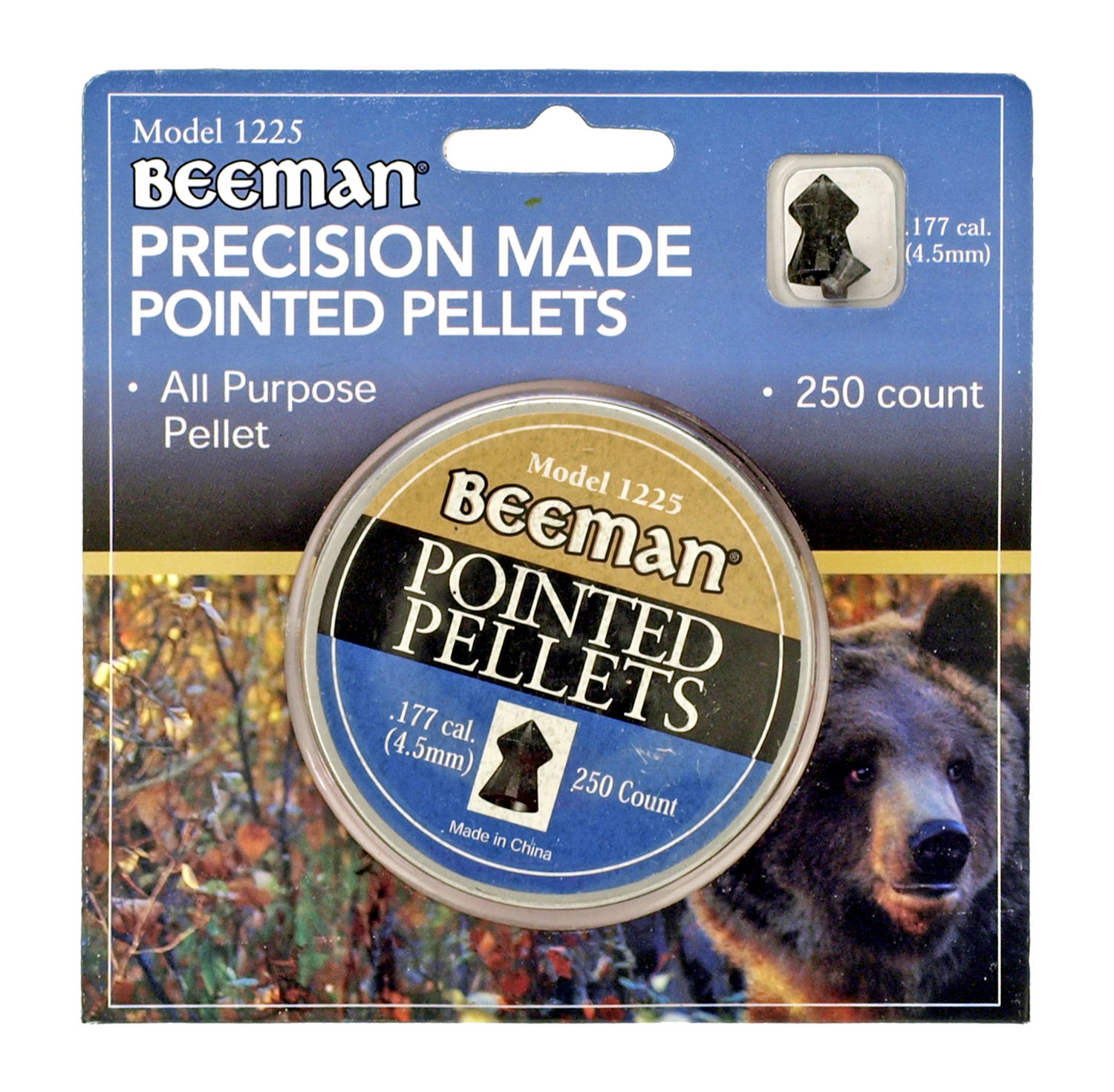 Beeman Pointed Pellets (Model 1225) - .177 Caliber - 250 Count ...