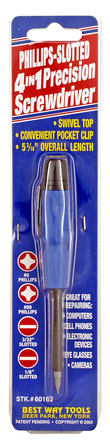 Phillips - Slotted 4 in 1 Precision Screwdriver