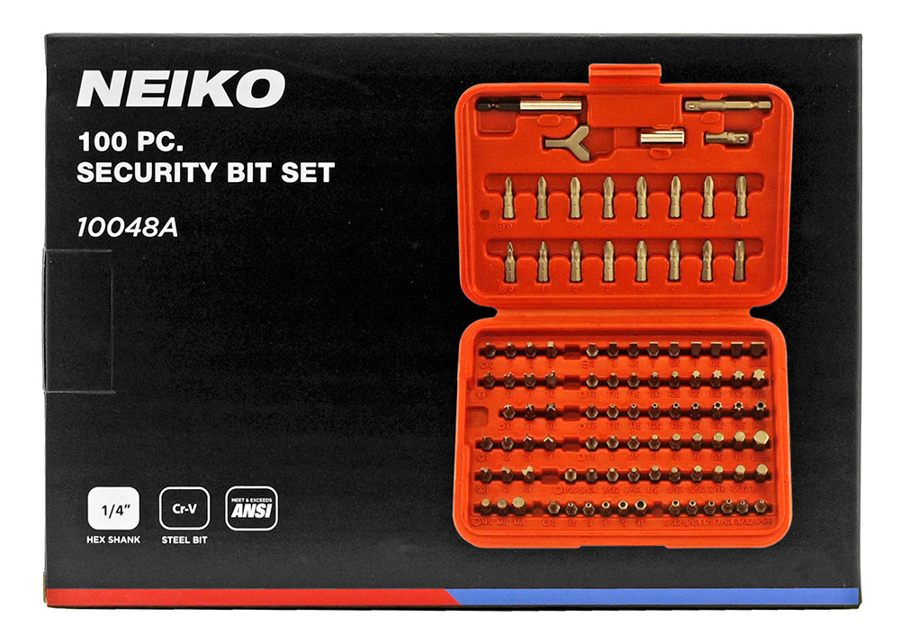 100-pc. Security Bit Set
