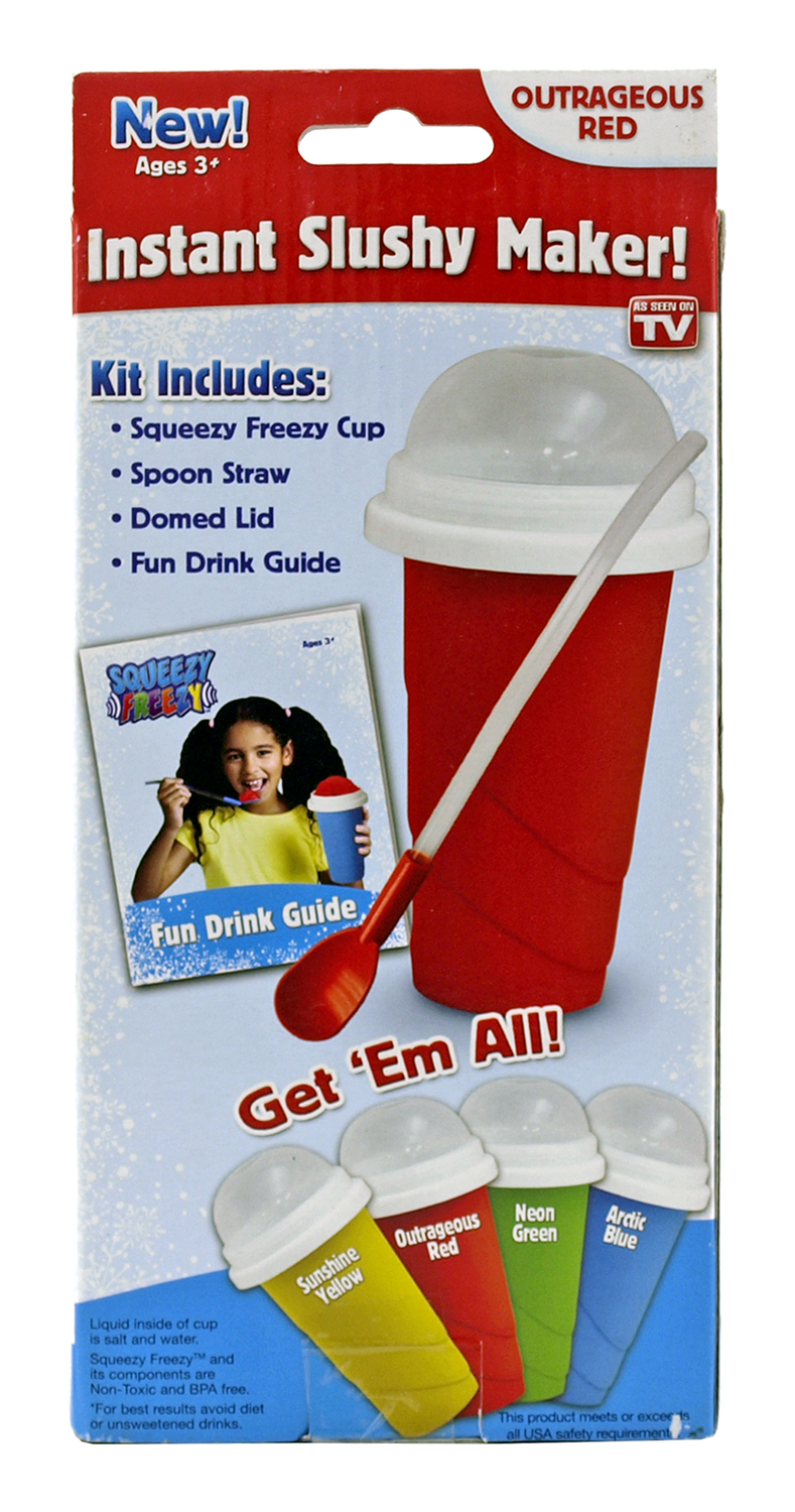 Squeezy Freezy Instant Slushy Maker - As Seen on TV