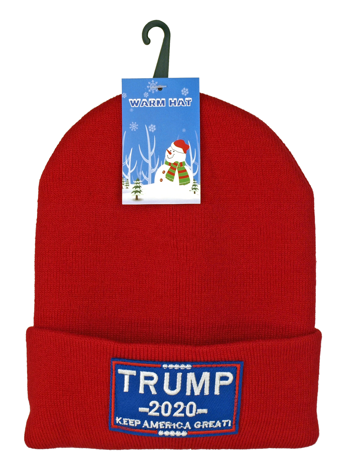 12 - pc. Trump 2020 Campaign Logo Beanie Winter Hats - Assorted Colors