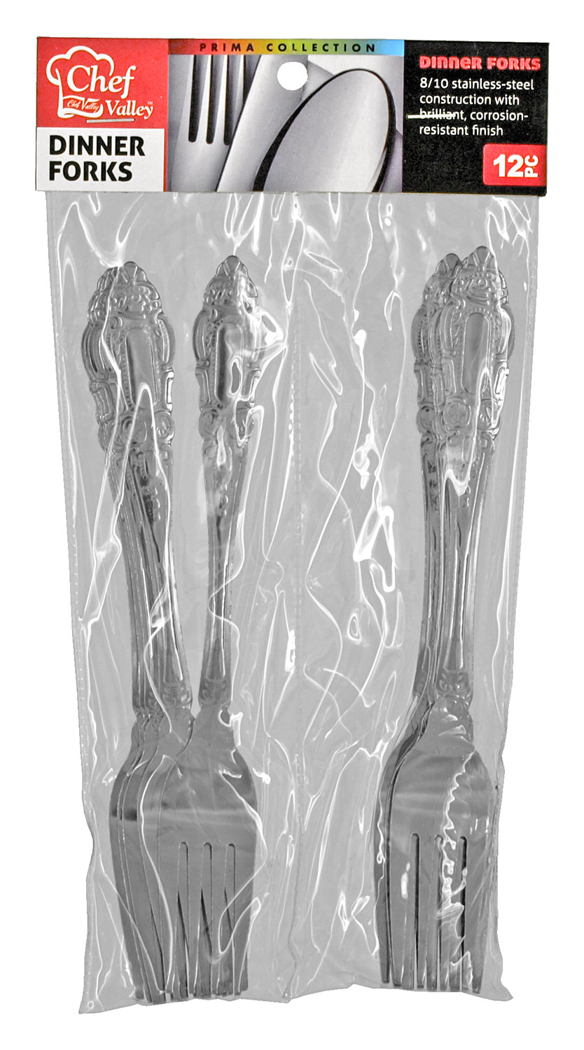 12 - pc. Chef Valley Dinner Fork Set
