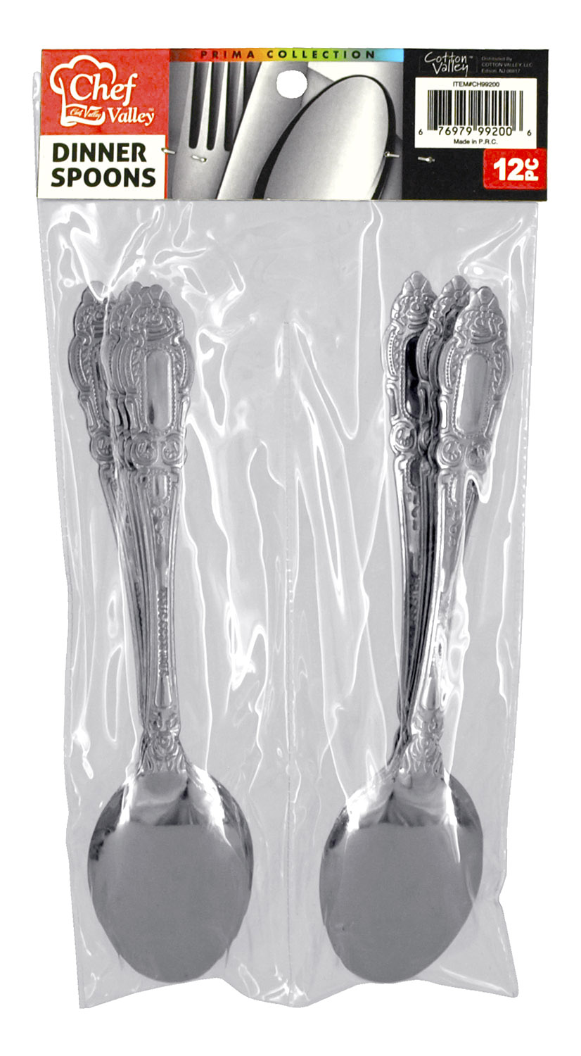 12 - pc. Chef Valley Dinner Spoon Set