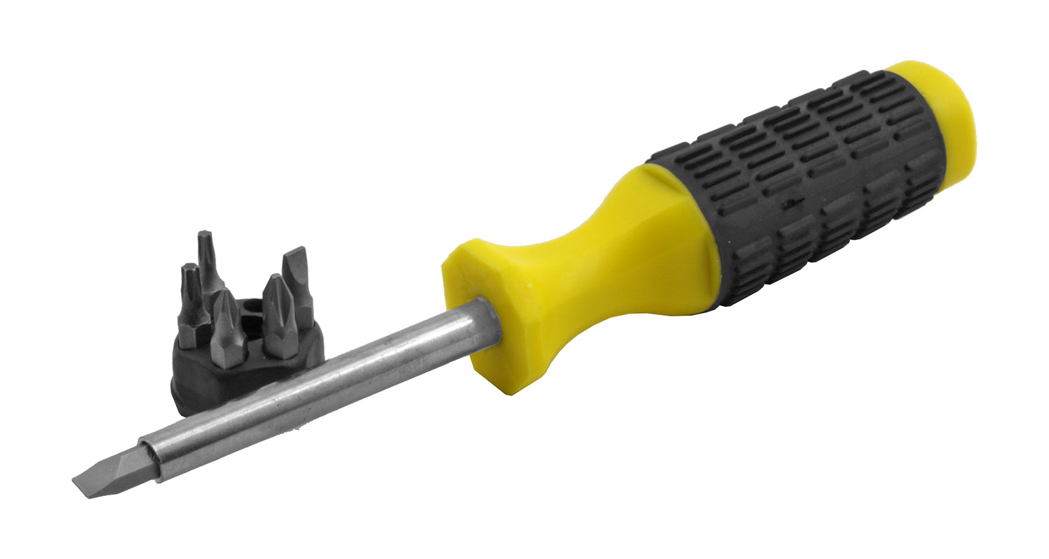 6 in 1 Flat Head, Phillips, and Torx Interchangable Screwdriver